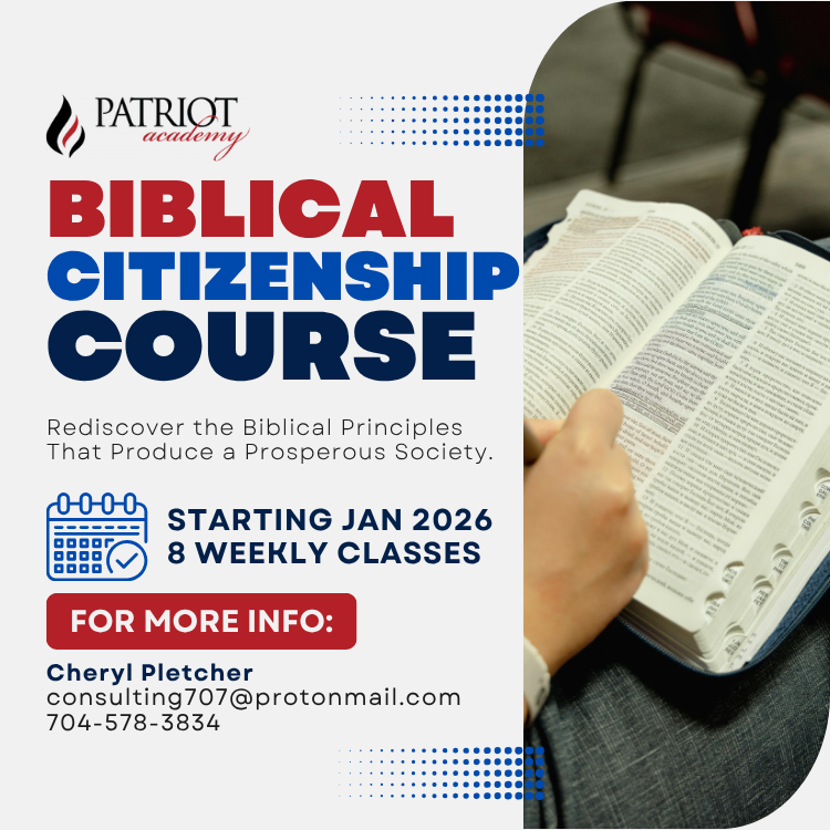 Patriot Academy Biblical Citizenship Course – RiverLife Fellowship
